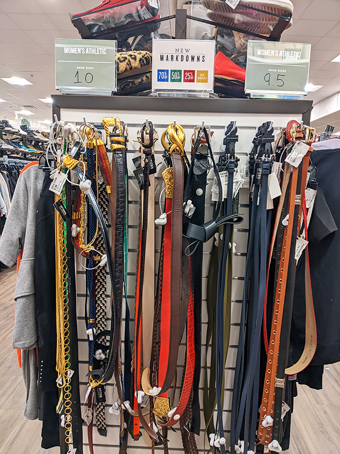 Belt bonanza! These leather lifelines aren't just holding up pants&mdash;they're holding together entire outfits with affordable style.