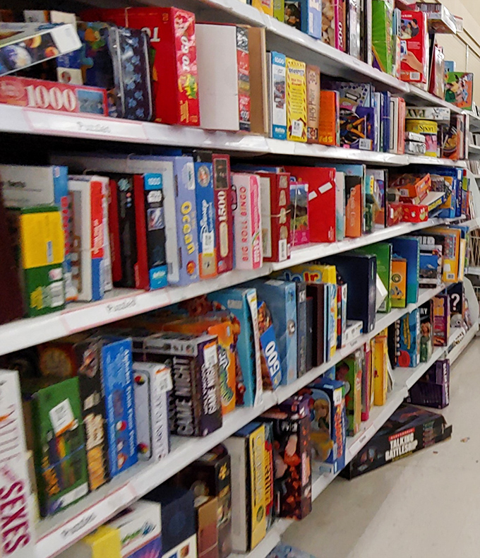 Board game paradise where family game nights of the past become possibilities for the future, hopefully with all pieces included.