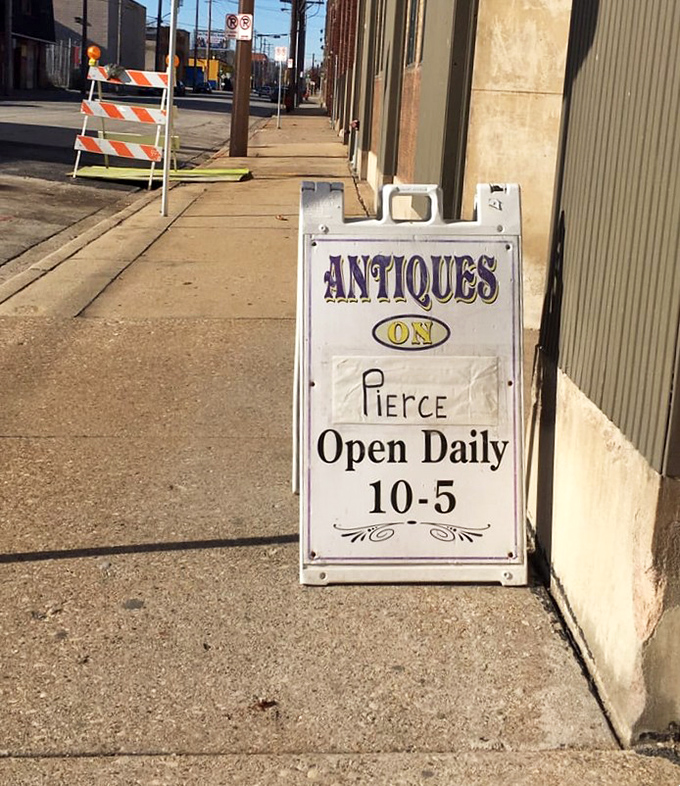 The sidewalk sign that's lured countless Wisconsin residents into hours-long adventures they only planned to spend "a few minutes" exploring.