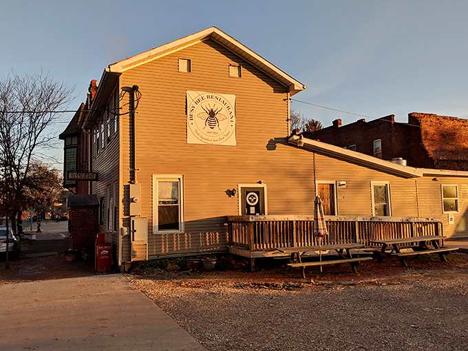 The Busy Bee isn't trying to be retro-cool&mdash;it actually is the original article, serving up community alongside whatever's on the menu.