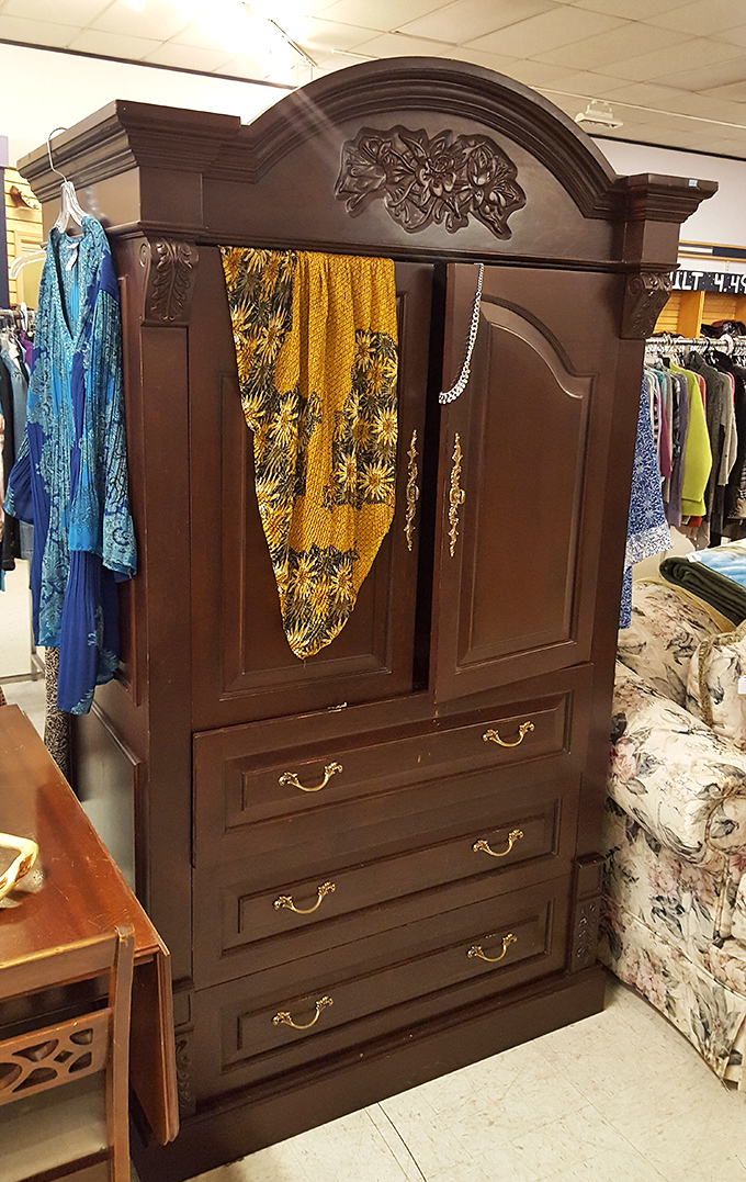 Not just a wardrobe, but a portal to Narnia for grown-ups &ndash; minus the snow queen, but with excellent drawer space.