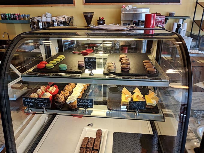 This display case isn't showing pastries&mdash;it's exhibiting edible art that makes museum paintings seem like a waste of wall space.