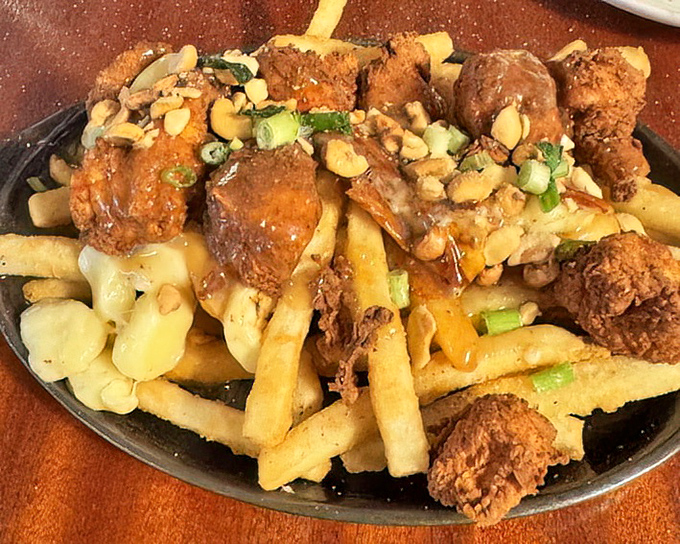 Cashew chicken poutine&mdash;Springfield's culinary claim to fame meets Canadian comfort in a cross-border love affair worth every calorie.