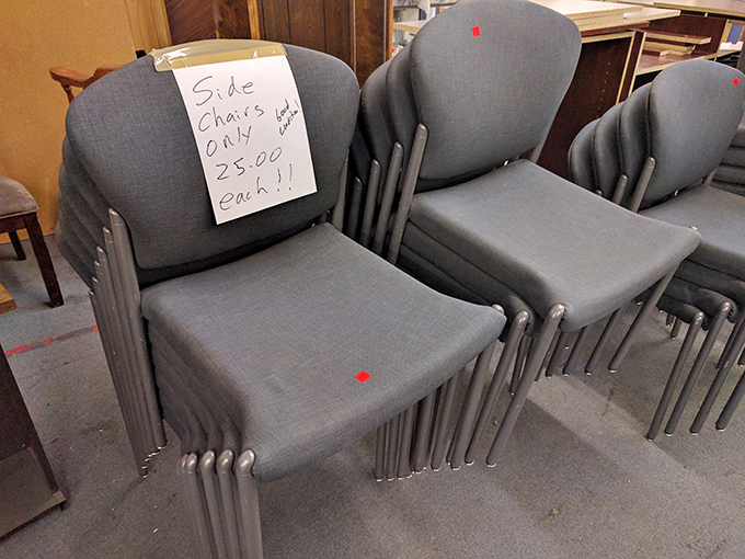 Office chair nirvana! Where corporate castoffs become work-from-home heroes at prices that make your home office budget stretch like yoga pants.