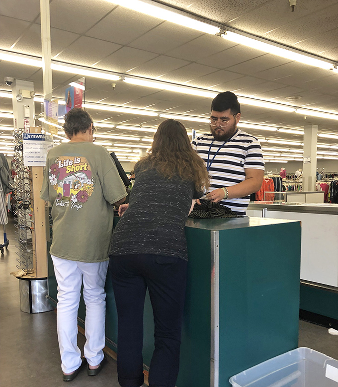 Friendly checkout staff keeping the line moving while you marvel at how much you're getting for so ridiculously little.