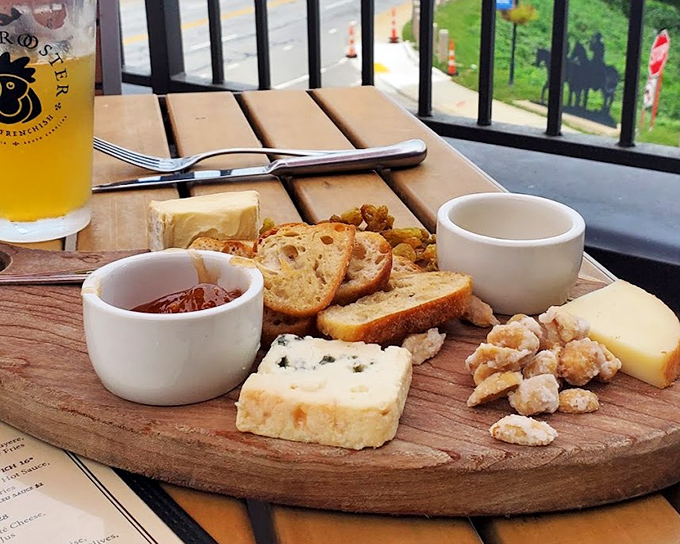 The cheese board arrives like a well-curated art exhibit&mdash;each wedge, spread, and accompaniment telling its own delicious story.