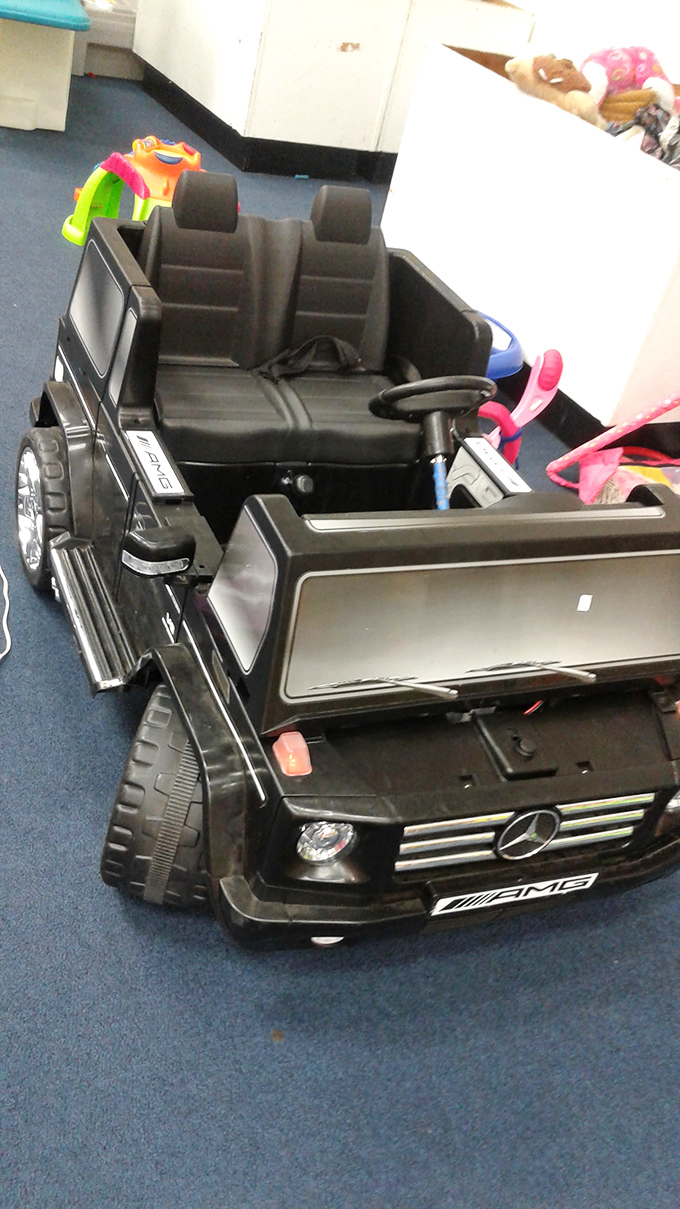 This miniature Mercedes offers toddlers their first taste of luxury living, minus the crushing car payment their parents dread.