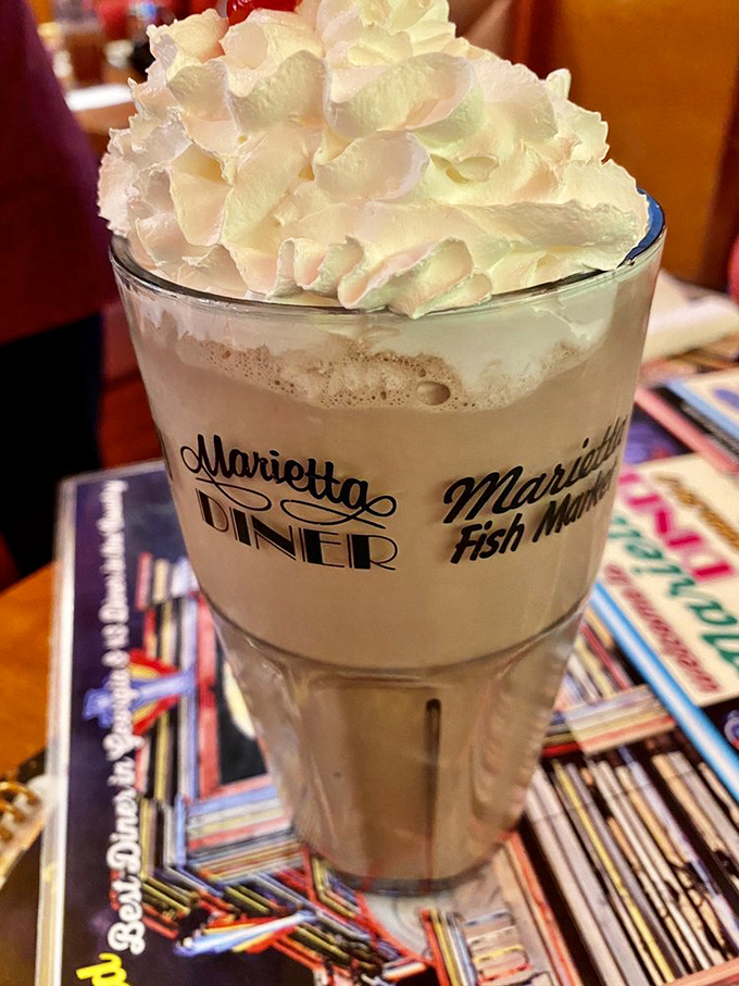 A milkshake so thick you'll need to schedule a workout just looking at it. Worth every delicious calorie.