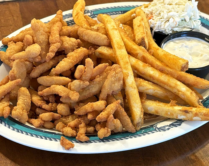Mountains of perfectly fried clam strips and fries &ndash; sometimes you need comfort food that happens to come from the ocean.