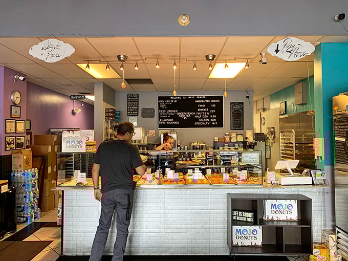 The counter where magic happens, where friendly faces help you navigate an overwhelming array of delicious choices daily.