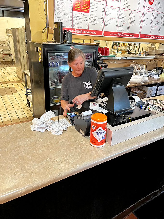 Where the magic happens&mdash;the counter where orders are taken, tickets are hung, and diner symphonies are conducted daily.