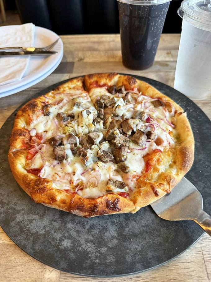 This Cuban-inspired pizza bridges cultural divides with a harmony of flavors that would make diplomats proud.