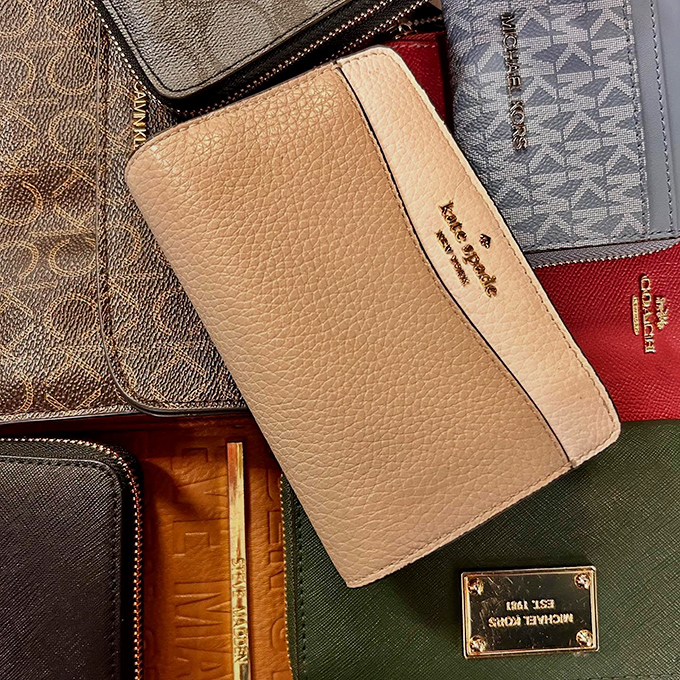 Luxury in miniature form. These designer wallets and cardholders deliver high-end brand recognition without the full-size commitment.