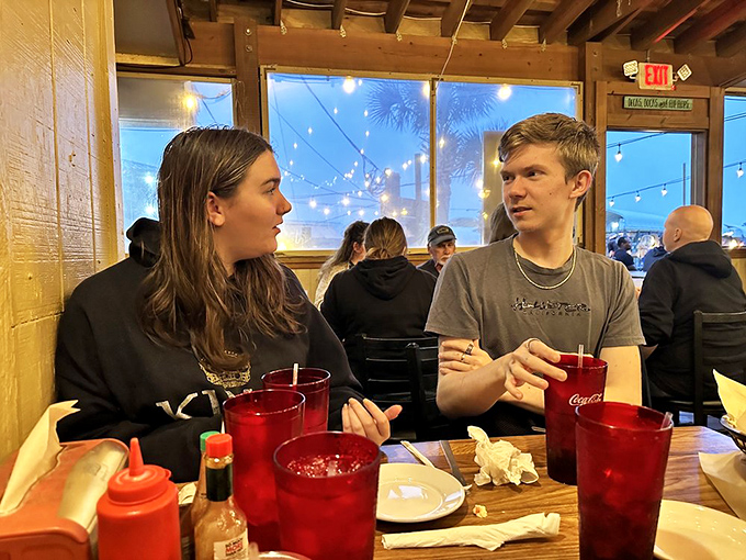 The kind of casual dining where conversations flow as freely as the sweet tea, and nobody's checking their watch.