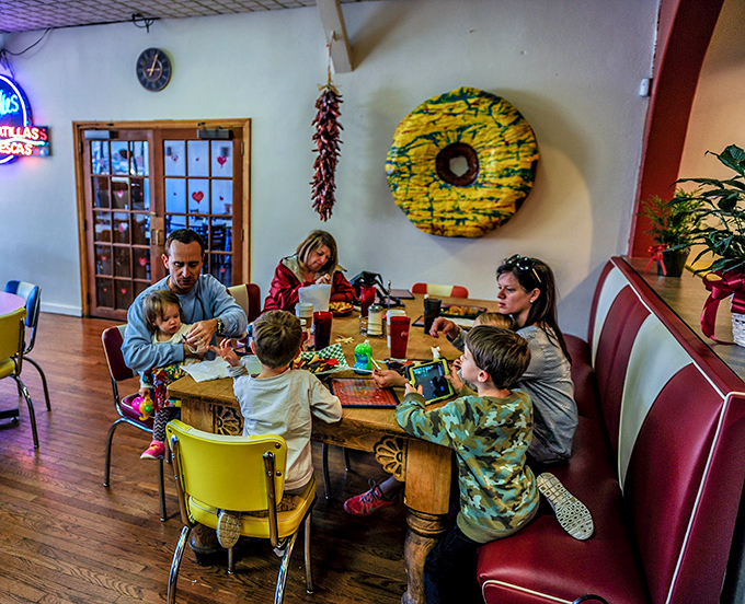 A family gathering around simple food and conversation &ndash; the timeless tableau that reminds us why diners like this matter more than fancy restaurants.