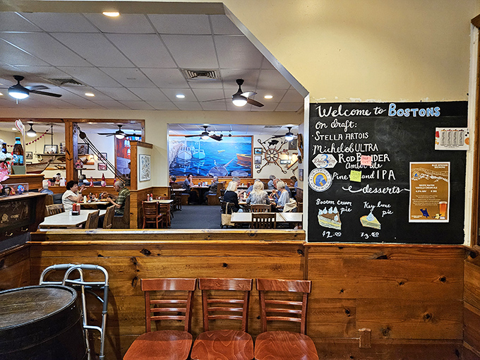 The chalkboard doesn't lie &ndash; when a place proudly announces its chowder and key lime pie, you order both without question.