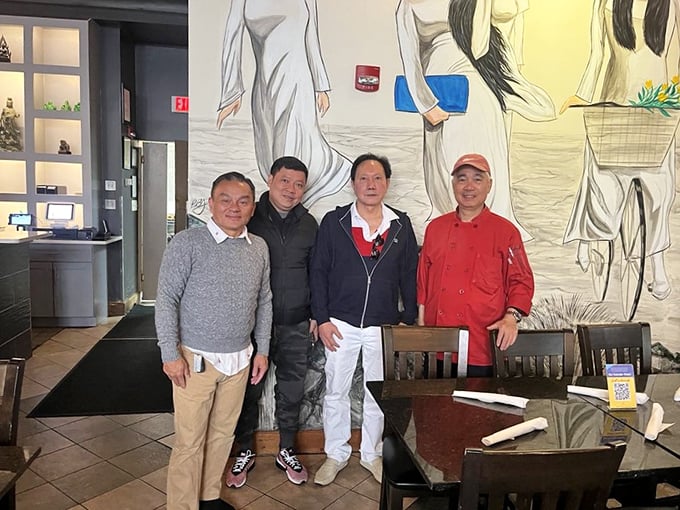 The restaurant attracts a diverse crowd of food enthusiasts, all united by their appreciation for authentic Vietnamese cuisine.