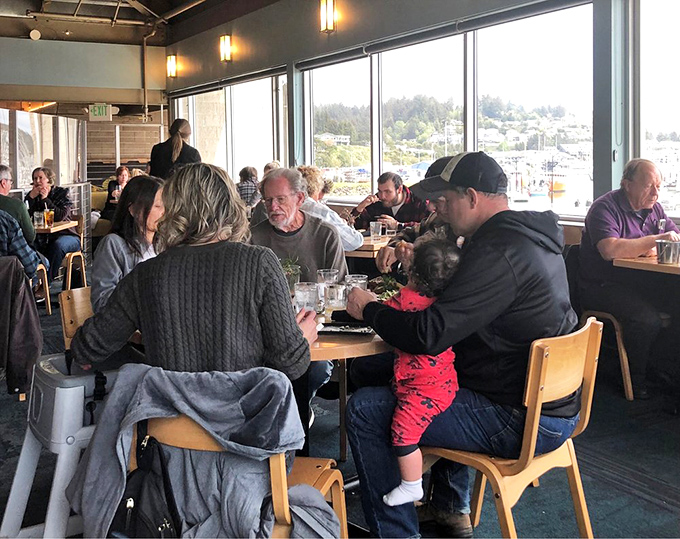The true measure of a great restaurant: tables filled with people too busy enjoying their food to check their phones.