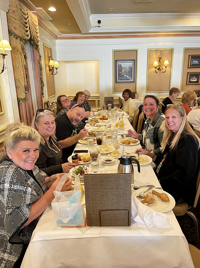 Happy diners sharing more than just a meal&mdash;they're creating a chapter in their personal Michigan memory books.