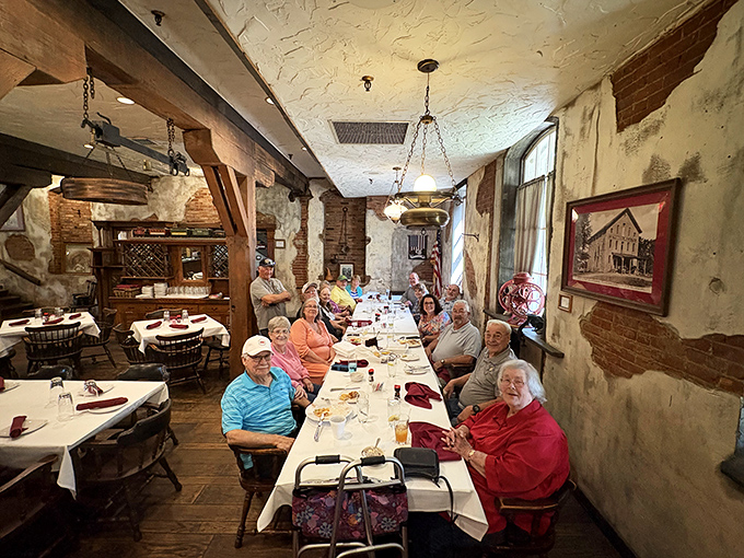 Generations gather around tables where stories flow as freely as the water beneath&mdash;the true recipe for memorable meals.