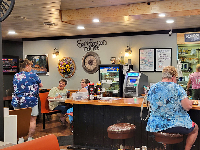 Where conversations flow as freely as the coffee refills. The regulars don't need menus, and the staff doesn't need to ask what they're having.