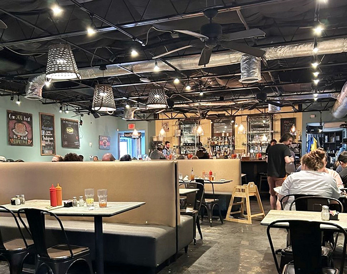 Multiple dining sections mean you'll find your perfect spot whether you prefer cozy corners or watching the breakfast action unfold.