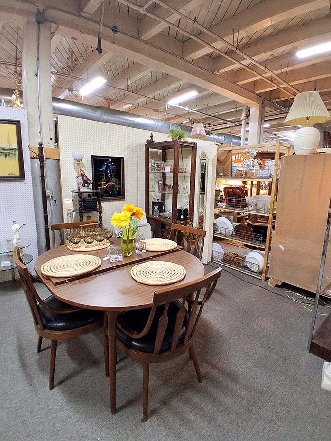 This mid-century dining set isn't just furniture&mdash;it's a portal to family dinners past, complete with conversation and comfort.
