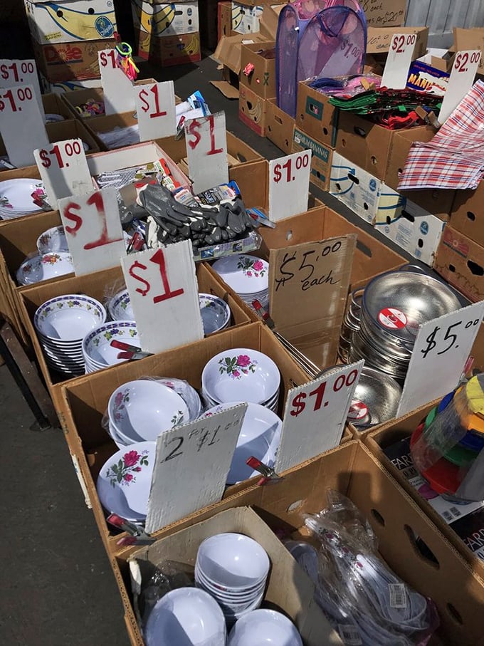 Ceramic treasures at prices that'll make your wallet sing. Grandma's china pattern might be hiding in plain sight!