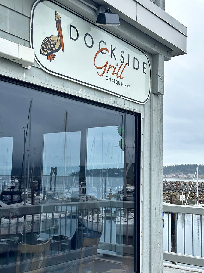Dockside Grill offers waterfront dining where the seafood traveled shorter to your plate than you did to the restaurant.
