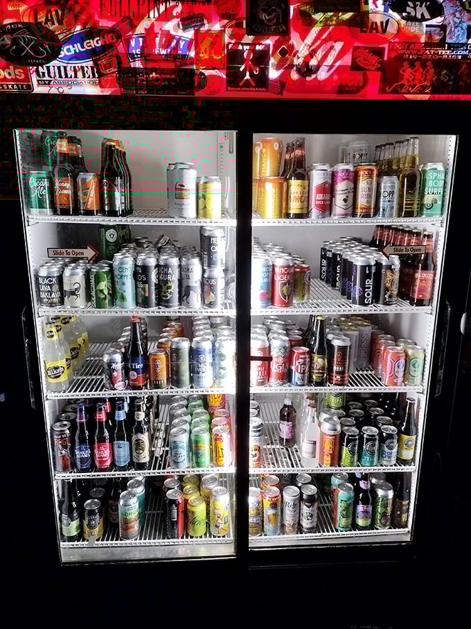 A beer fridge that rivals your coolest friend's collection. From craft IPAs to nostalgic domestics, your thirst doesn't stand a chance.