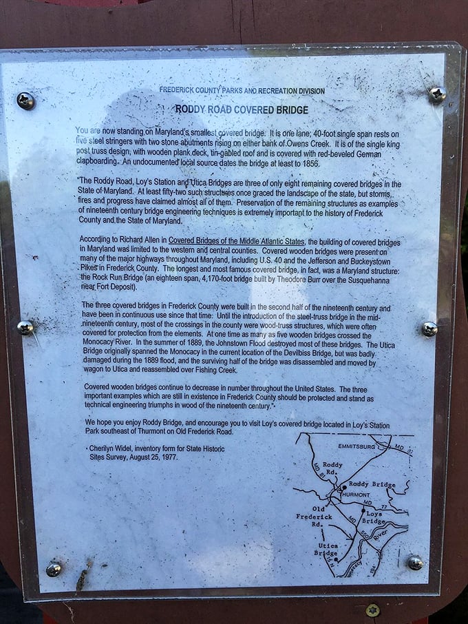 History lessons are always better when delivered on location&mdash;this plaque offers context that Google simply can't compete with.