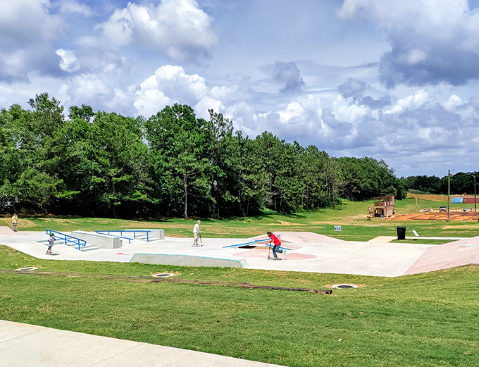 The skatepark offers thrills for the young and young-at-heart – where retirement doesn't mean sitting still.