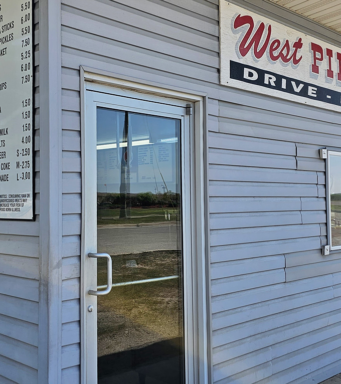 This entrance may be simple, but it might as well be the gateway to burger paradise for those in the know.
