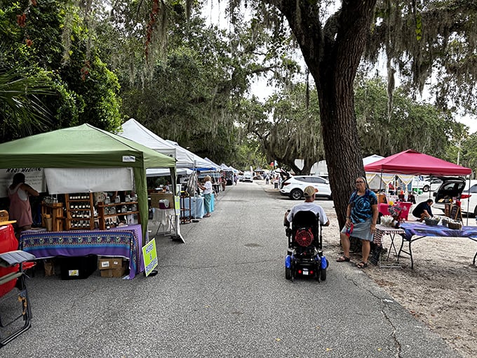 Local markets showcase Florida's bounty under Spanish moss canopies – where shopping becomes a social event and strangers become temporary neighbors.