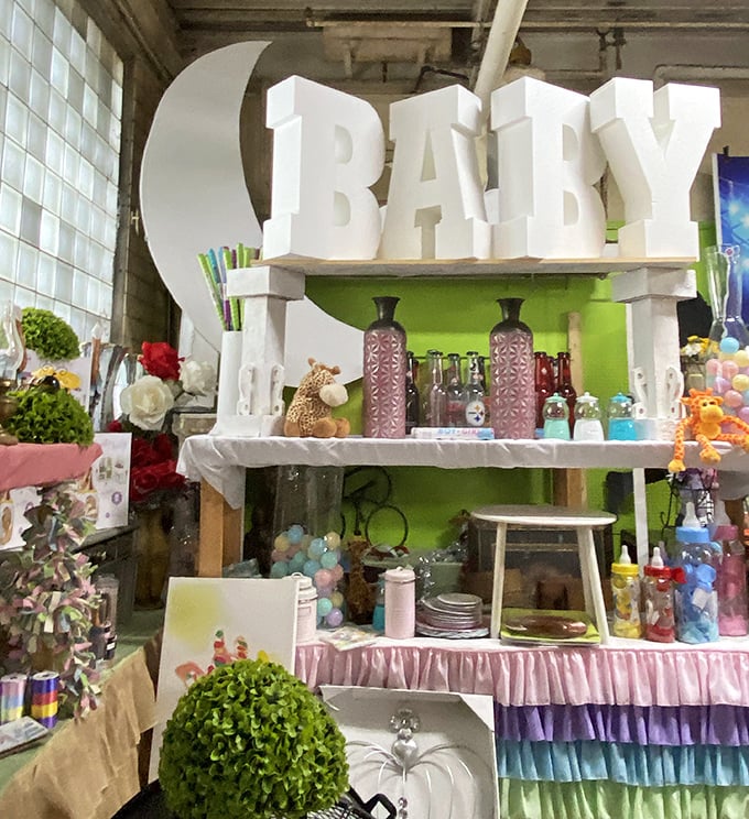 The baby section &ndash; where new parents and grandparents can stock up without breaking the college fund. 