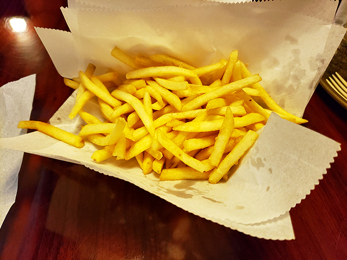 These fries aren't trying to be truffle-infused or hand-cut with artisanal sea salt&mdash;they're just being perfectly themselves, and that's more than enough.