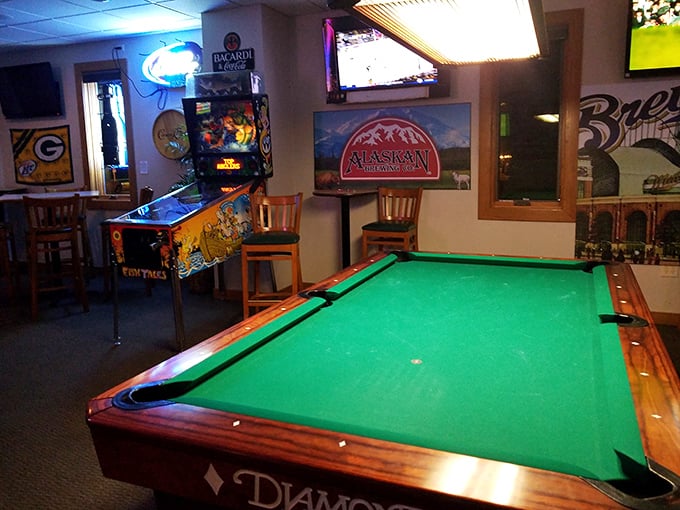 Because sometimes you need to shoot pool between bites of that legendary patty melt. The pinball machine in the corner is just bonus nostalgia.