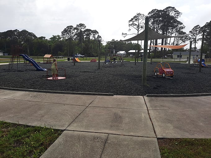 George Sands Park offers recreation options that won't drain your wallet &ndash; swings that still work the same way they did when you were a kid.