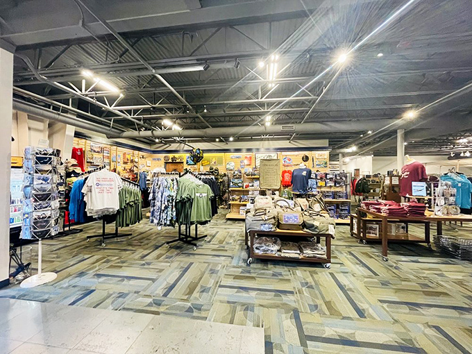 The well-stocked gift shop offers everything from detailed model kits to books that let you take a piece of aviation history home.