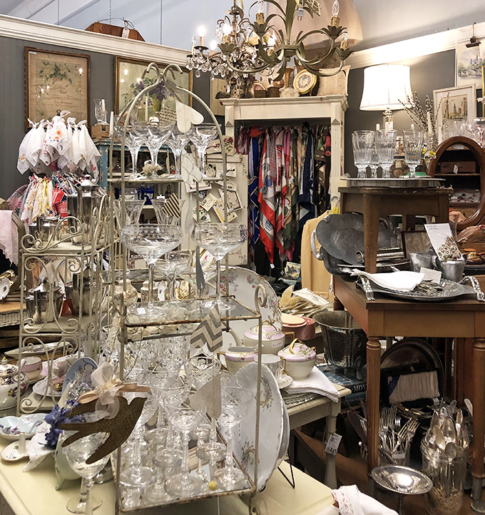 Crystal and glassware that makes your everyday drinking glasses look like they came free with a gas station fill-up.