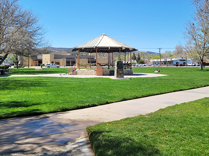 Gough Park offers green space and shade where you can rest between adventures without spending a single dollar.