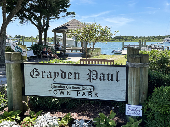 Grayden Paul Park&mdash;where locals gather to watch the water and visitors come to understand why locals never leave.