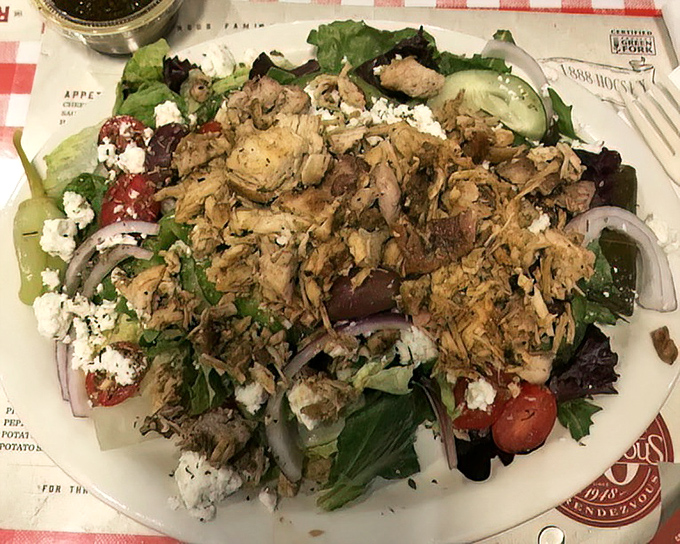 A Greek salad that proves Rendezvous isn't just a one-trick pony. The perfect counterpoint to all that smoky, meaty richness.