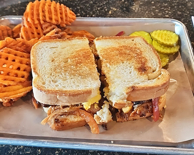 That grilled beef and cheddar sandwich looks like it could solve most of life's problems, honestly.