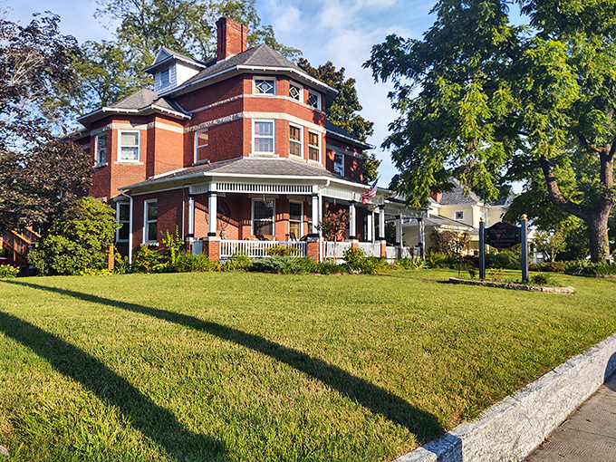 Victorian elegance doesn't have to come with Victorian prices. This stunning brick home represents the affordable historic housing that makes Mount Airy a retiree's dream.