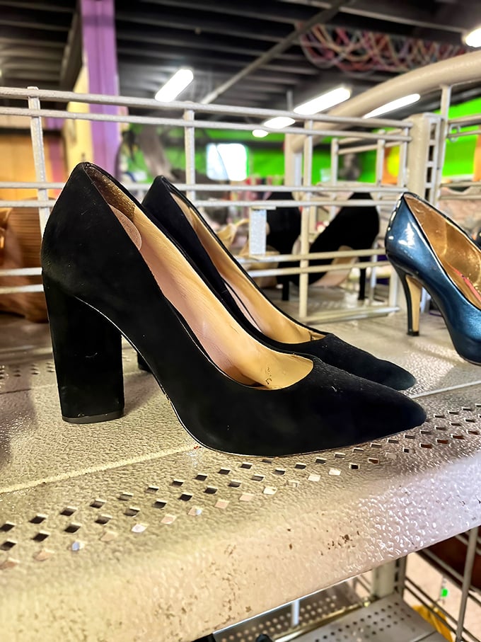 These black pumps have stories to tell. Where will they take their next owner&mdash;a job interview or dancing until dawn?
