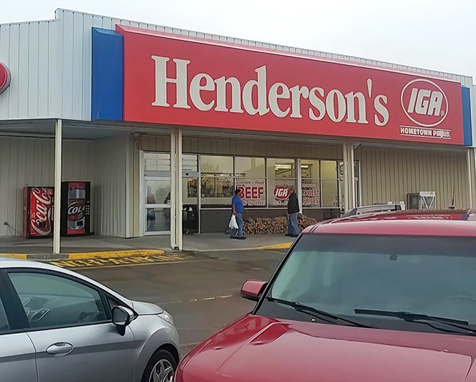 Henderson's IGA isn't just a grocery store&mdash;it's Valentine's community hub where shopping carts and conversations move at the same leisurely pace.