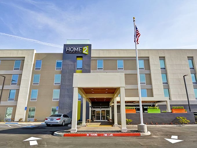Home2 Suites offers visiting friends and family a stylish place to stay that's close enough for quality time but far enough for everyone's sanity.
