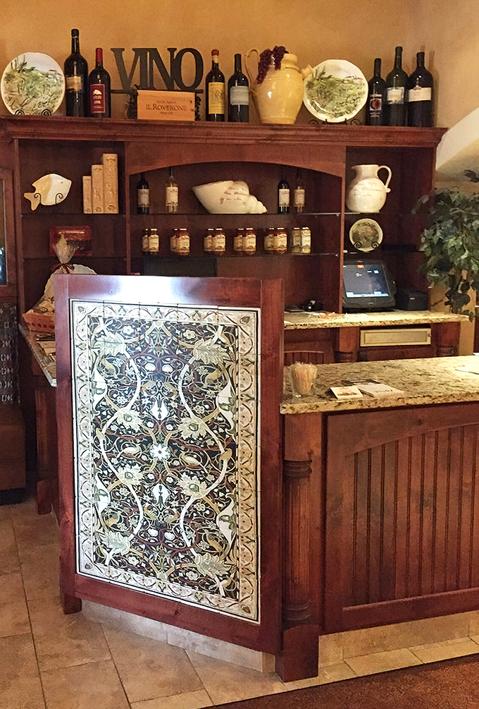 That elegant host station with its "VINO" display sets the tone: serious about Italian traditions, but never too serious about having a good time.