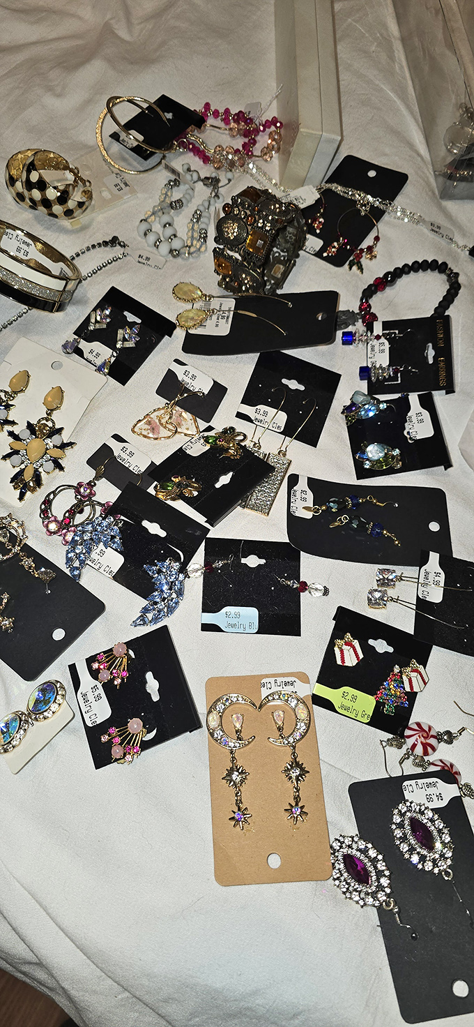 Jewelry that tells stories of proms past and cocktail parties forgotten. Sparkle without the sticker shock!